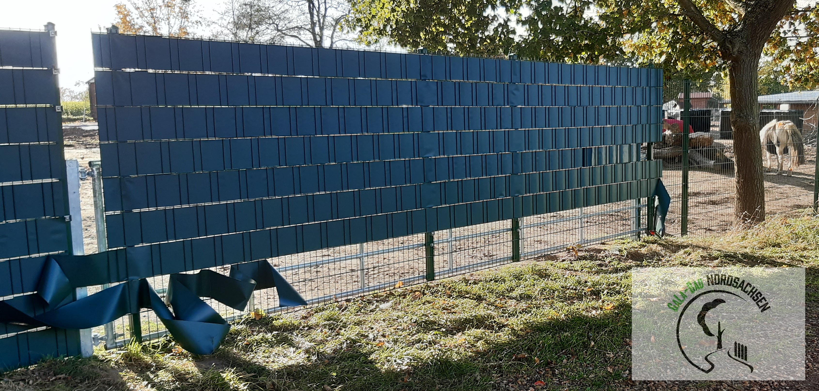 Zaun und Sichtschutz